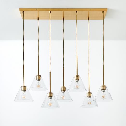 Build Your Own - Sculptural 7-Light Chandelier | West Elm