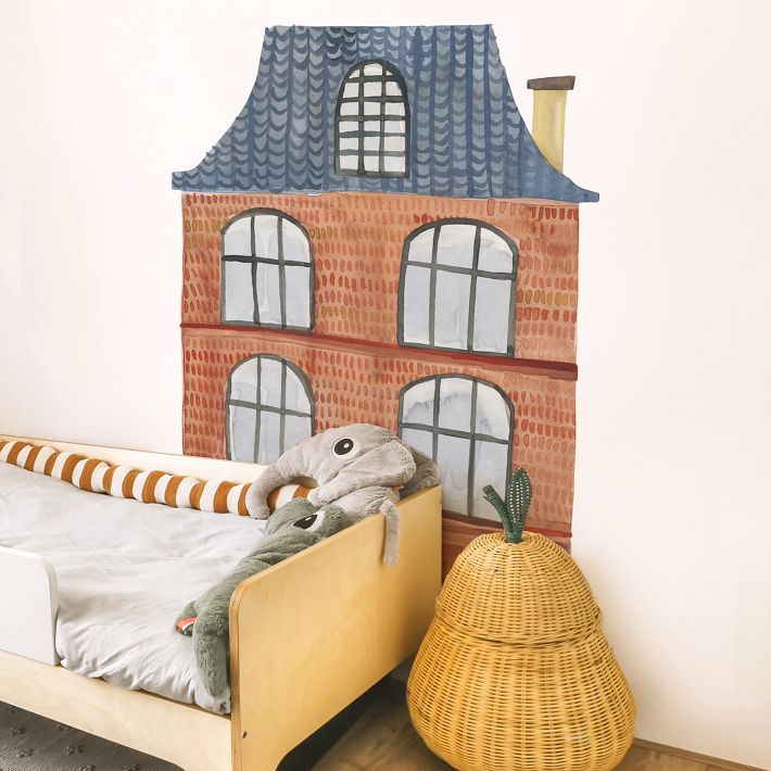 Mej Mej Rooftop House Peel & Stick Wall Decals | West Elm