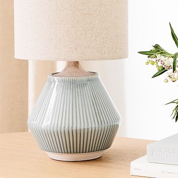 Roar & Rabbit™ Ripple Ceramic Table Lamp (28") | West Elm