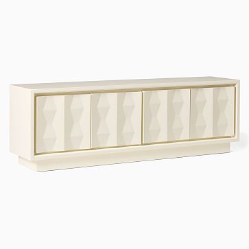 Carved Pattern Media Console (60"–80") | West Elm