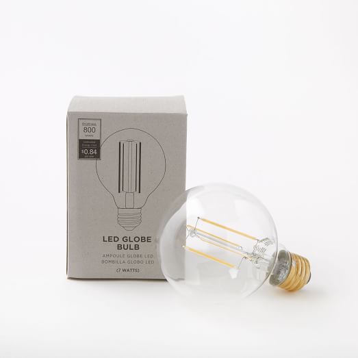 LED Light Bulb - Globe | West Elm