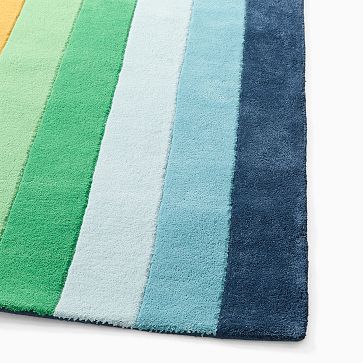 Corner Stripe Rug | West Elm