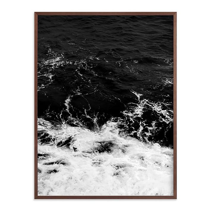 Obsidian Sea Framed Wall Art by Minted for West Elm | West Elm