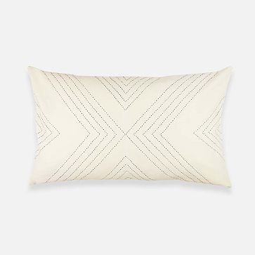 Anchal Project Geometric Stitch Throw Pillow | West Elm