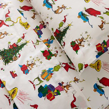 Dr. Seuss’s The Grinch™ & Max™ Sheet Set | West Elm