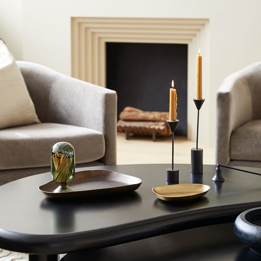 Organic Metal Trinket Trays | West Elm