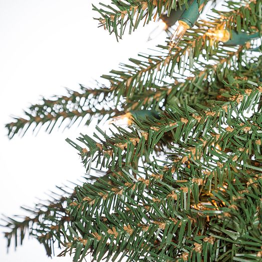 Pre-Lit Faux Alpine Trees (Set of 3) | West Elm