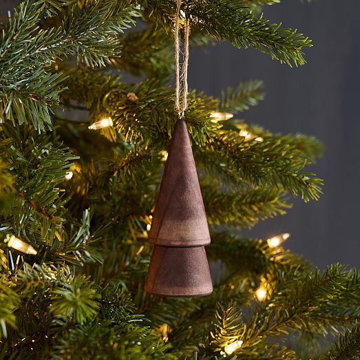 Wood Tree Ornaments | West Elm