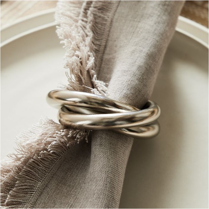 Twisted Napkin Rings | West Elm