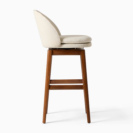 Wayne Swivel Armless Bar & Counter Stools | West Elm