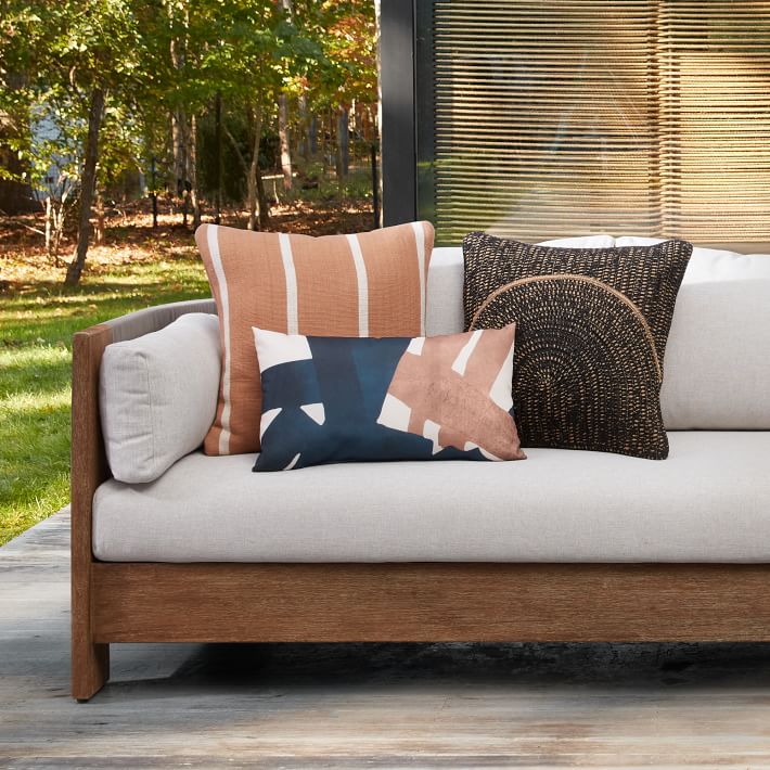 Woven Arches Indoor/Outdoor Pillow | West Elm
