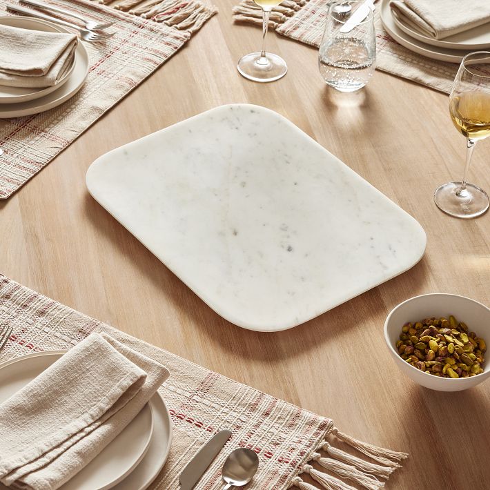 Organic Shaped Marble Serveware | West Elm