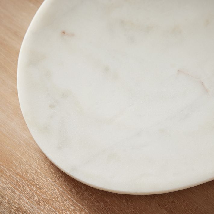 Organic Shaped Marble Serveware | West Elm