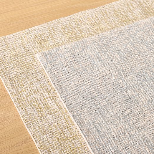 Metallic Foil Linens Placemat Sets | West Elm