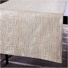 Metallic Foil Linens Runner | West Elm