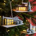 Mid-Century Paper House Ornament | West Elm