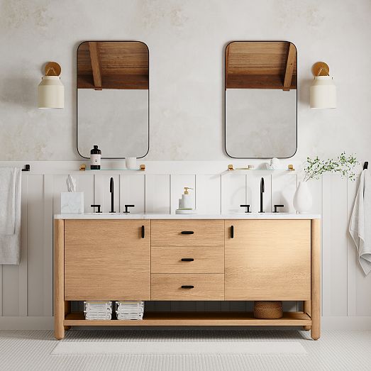Hargrove Double Bathroom Vanity (60"–72") | West Elm