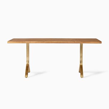 Avery Wishbone Dining Table (74", 94") | West Elm