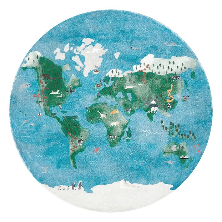 World Map Rug | West Elm