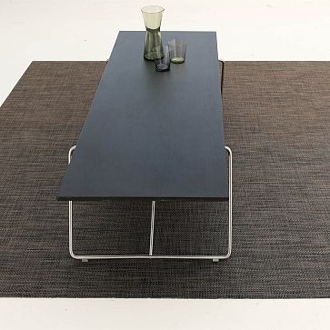 Chilewich Easy-Care Basketweave Woven Rug | West Elm