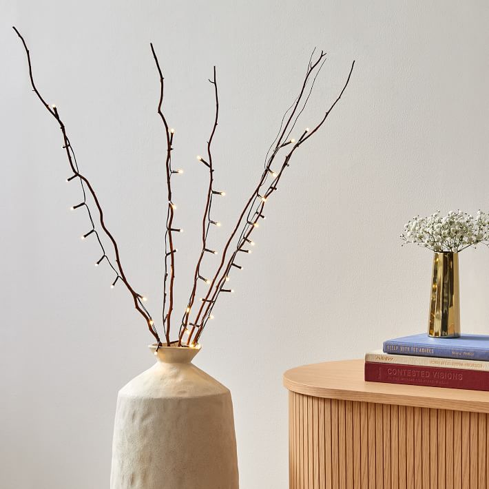 Faux LED Light-Up Willow Branches | West Elm