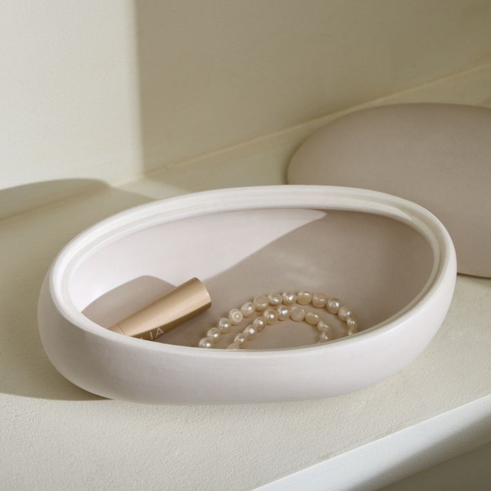 Pure White Ceramic Decorative Boxes | West Elm