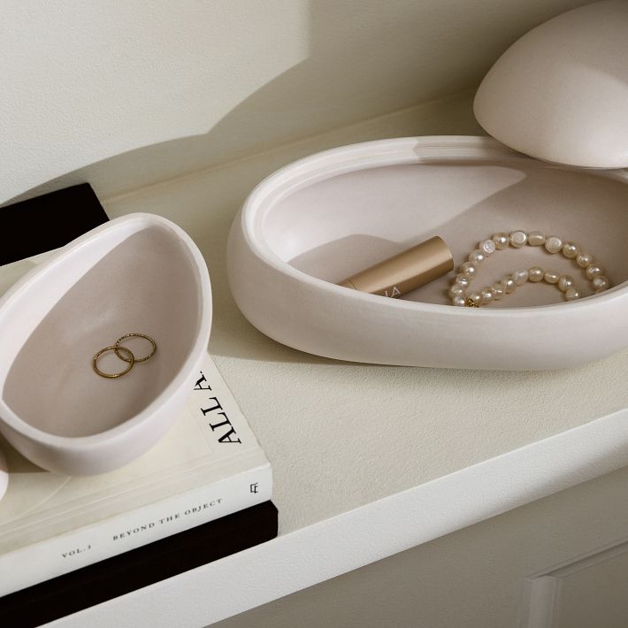Pure White Ceramic Decorative Boxes | West Elm