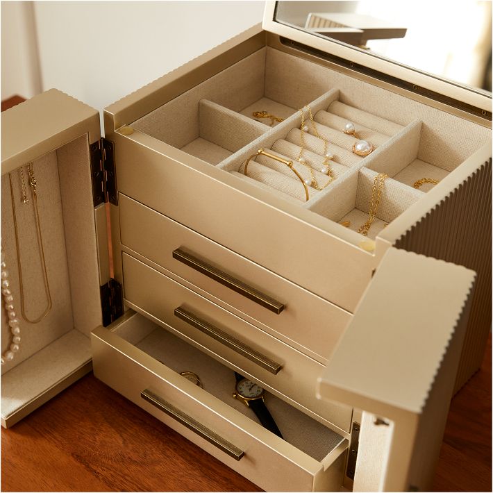 Modern Fluted Jewelry Boxes | West Elm