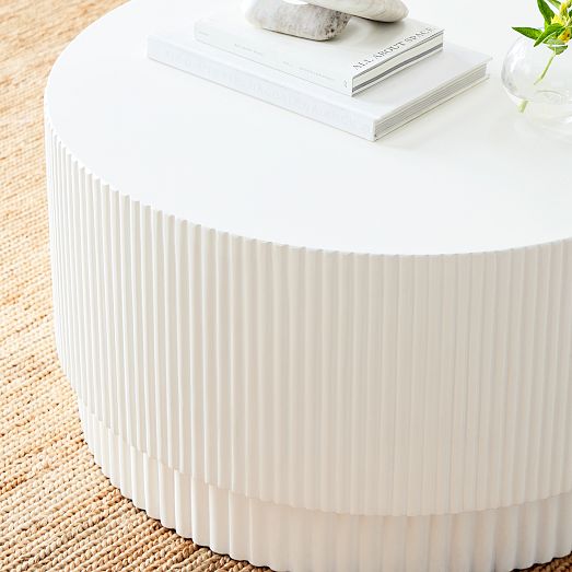 Fluted Coffee Table | Modern Living Room Furniture | West Elm