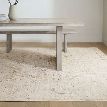 Reflected Emblem Easy Care Rug | West Elm