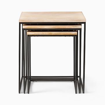 Streamline Nesting Side Tables (15"–20") - Set of 3 | West Elm