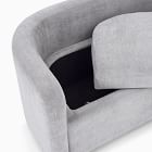 Bacall Curved Storage Bench | West Elm