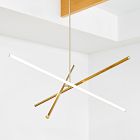 Light Rods LED Chandelier (38"–55") | West Elm