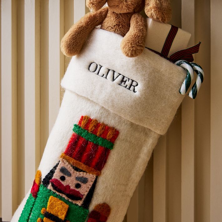 Felt Nutcracker Stocking | West Elm