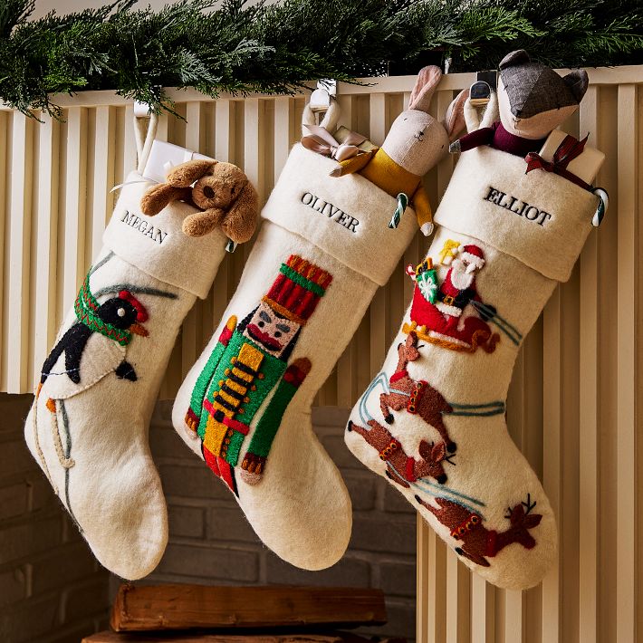 Felt Nutcracker Stocking | West Elm