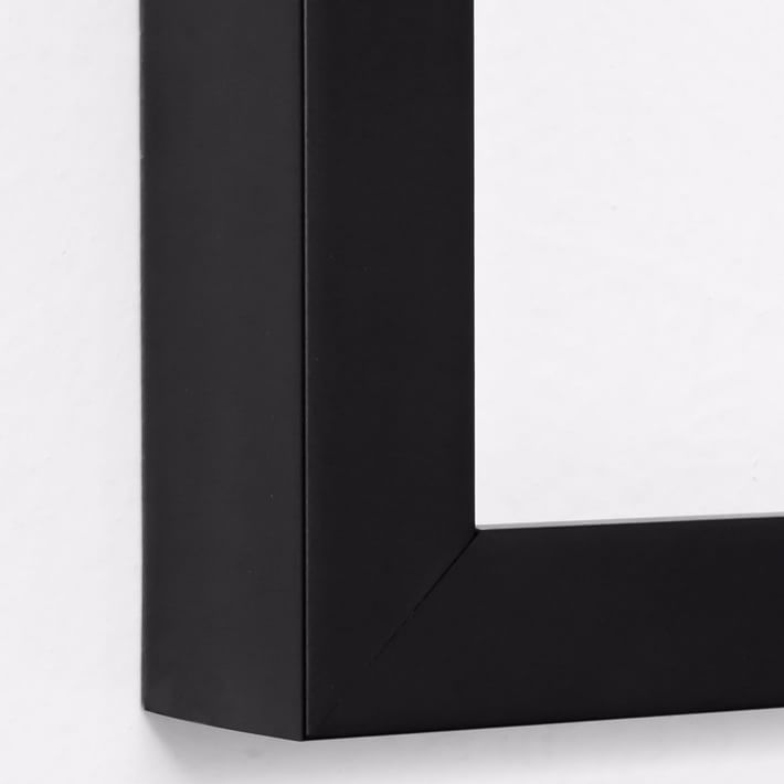 Simply Framed Oversized Gallery Frame – Black/Mat | West Elm