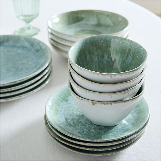 Reactive Glaze Stoneware Dinnerware Collection | West Elm
