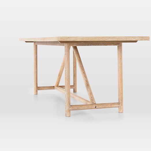 Modern Oak Rectangle Dining Table (84") | West Elm