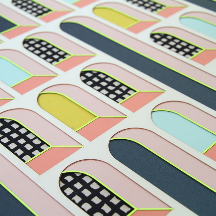 Molly M Framed Wall Art - Viaduct Neon | West Elm