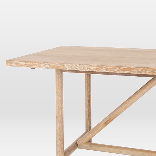Modern Oak Rectangle Dining Table (84") | West Elm