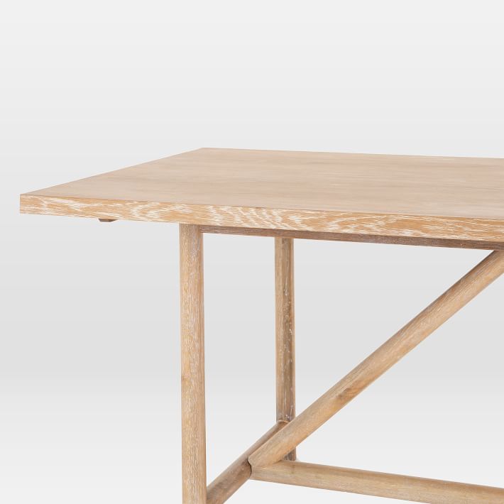 Modern Oak Rectangle Dining Table (84") | West Elm