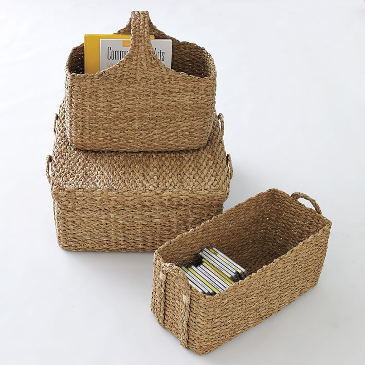 Braided Console Basket | West Elm
