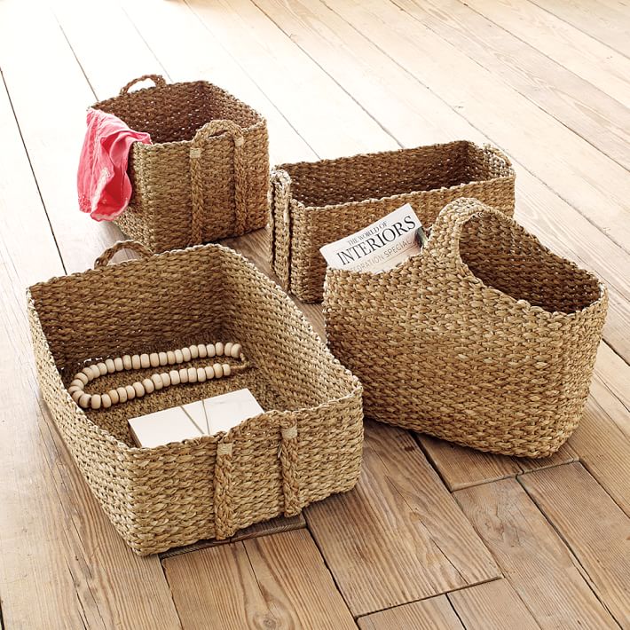 Braided Console Basket | West Elm