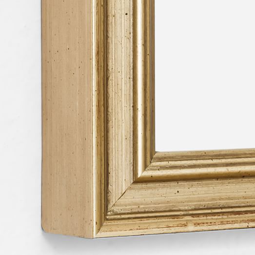 Simply Framed Oversized Gallery Frame – Antique Gold/Mat | West Elm