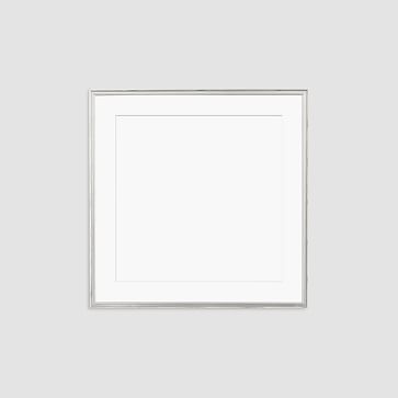 Simply Framed Oversized Gallery Frame – Antique Silver/Mat | West Elm