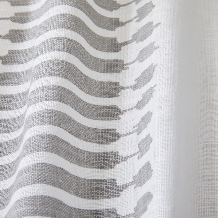 Striped Ikat Curtain | West Elm