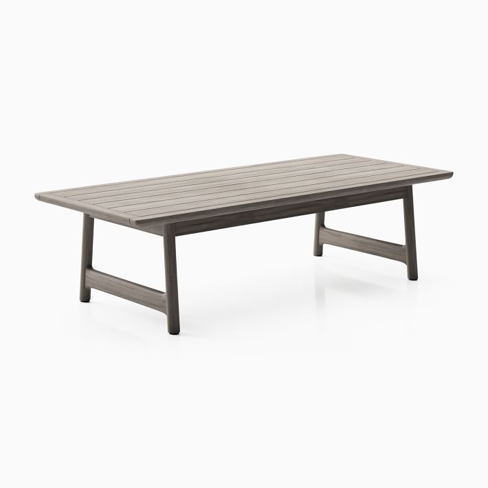 Nailah Outdoor Rectangle Coffee Table (55.1") | West Elm