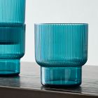Fluted Acrylic Short Drinking Glass Sets | West Elm