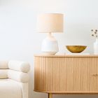 Roar & Rabbit™ Ripple Ceramic Table Lamp (22") | West Elm