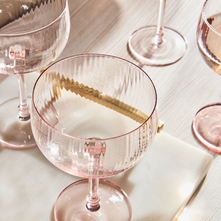 Esme Fluted Champagne Glass Sets | West Elm